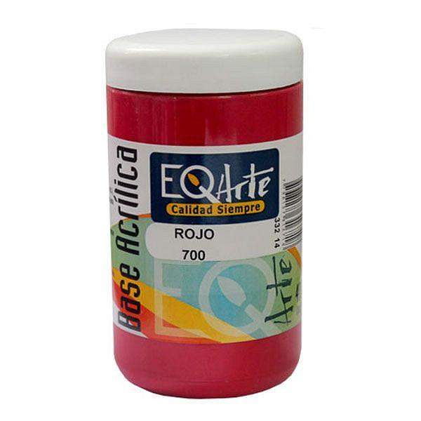 Pintura Acrílica Base Rojo Mate 400 Cc Eq Arte - Easy