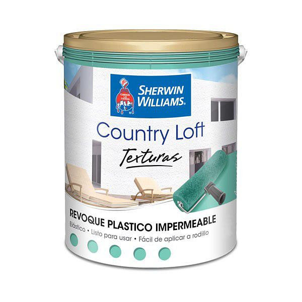 Revestimiento Textura Country Loft Agua Marina 5Kg Sherwin Williams - Easy