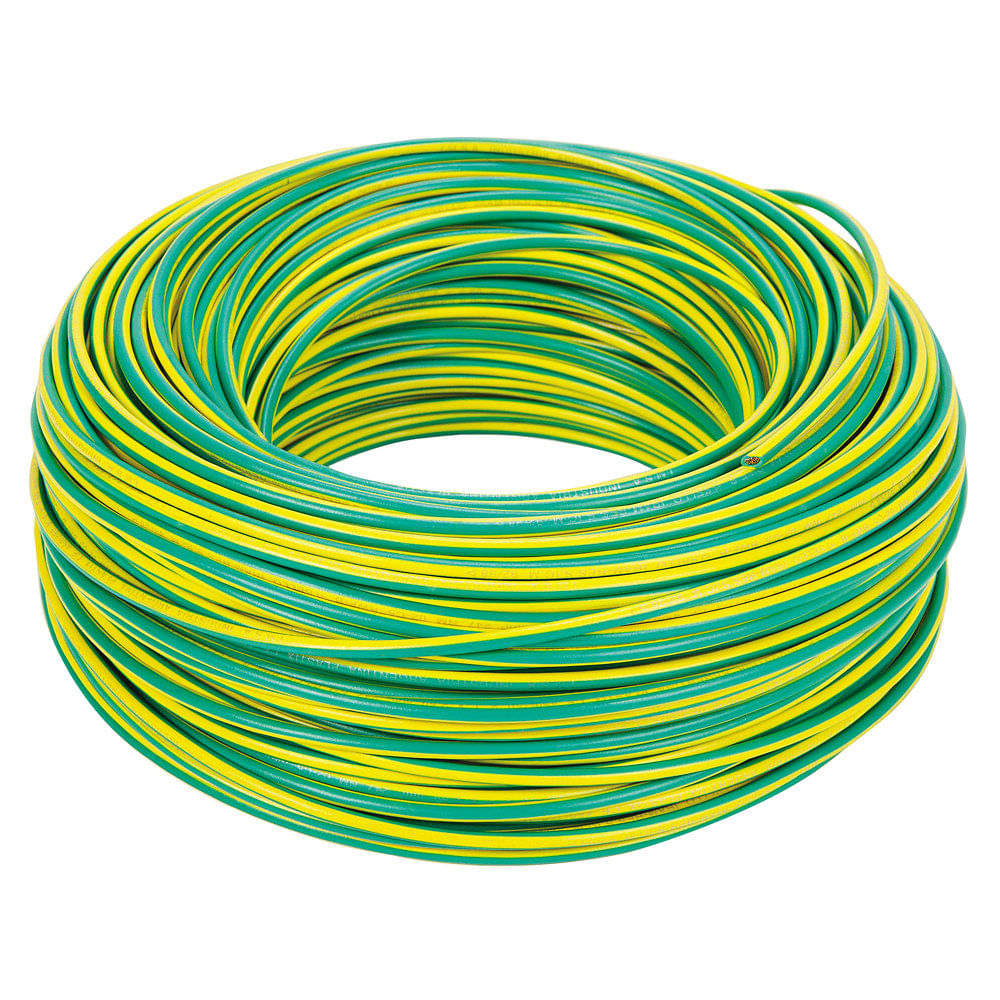 Cable Unipolar 4 Mm Verde y AmarilloPlastix"Cf" X100 Mts Imsa - Easy