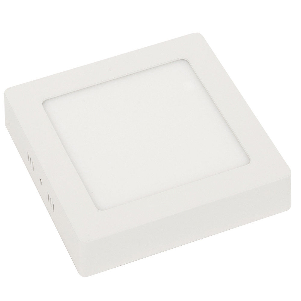 Plafón Led Cuadrado 1 Luz Cálida 12 W Blanco Sica - Easy