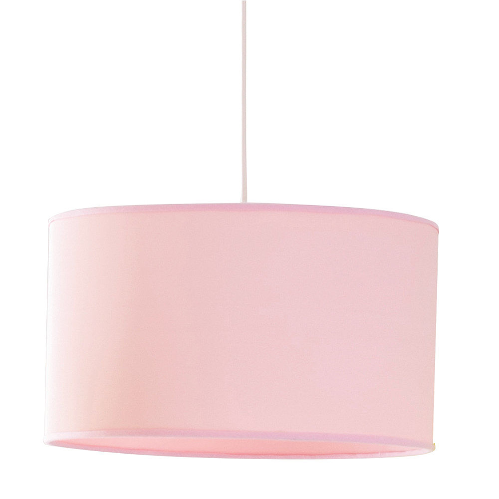 Colgante PVC 1 Luz E27 Rosa Circular Monteluz - Easy