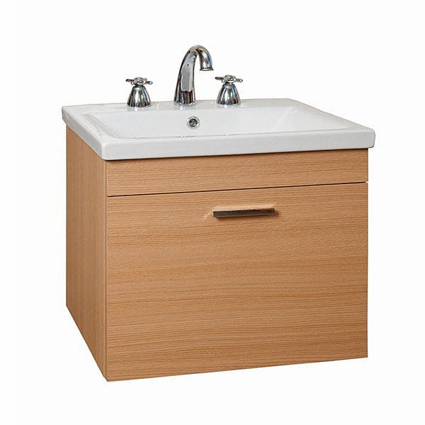 Vanitory Roble Con Bacha De Losa Amube - Easy