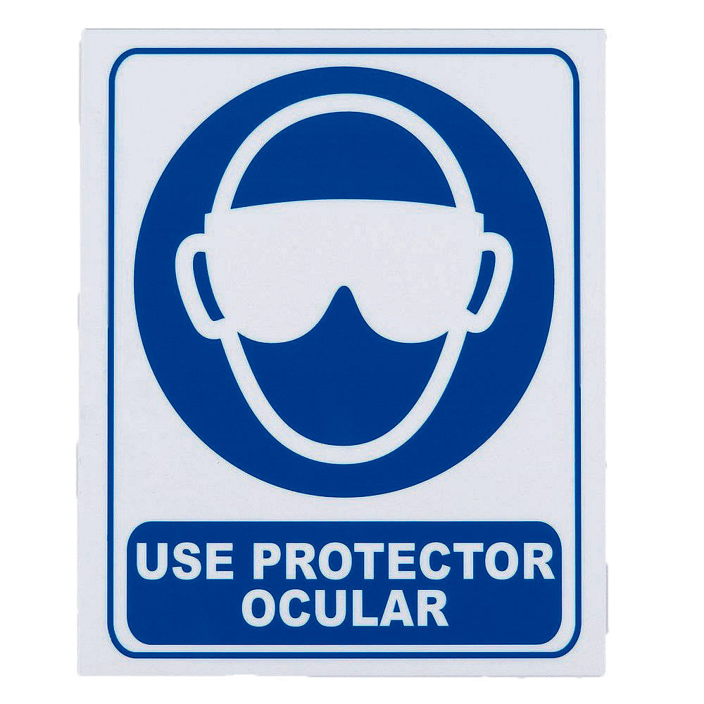 Cartel Señaletica Use Protector Ocular - Easy