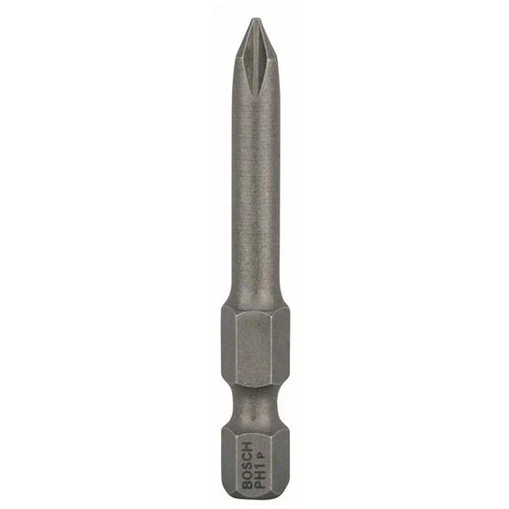 Punta Para Atornillar Phillips Plateado PH1, 49 Mm 3 Unidades Bosch - Easy