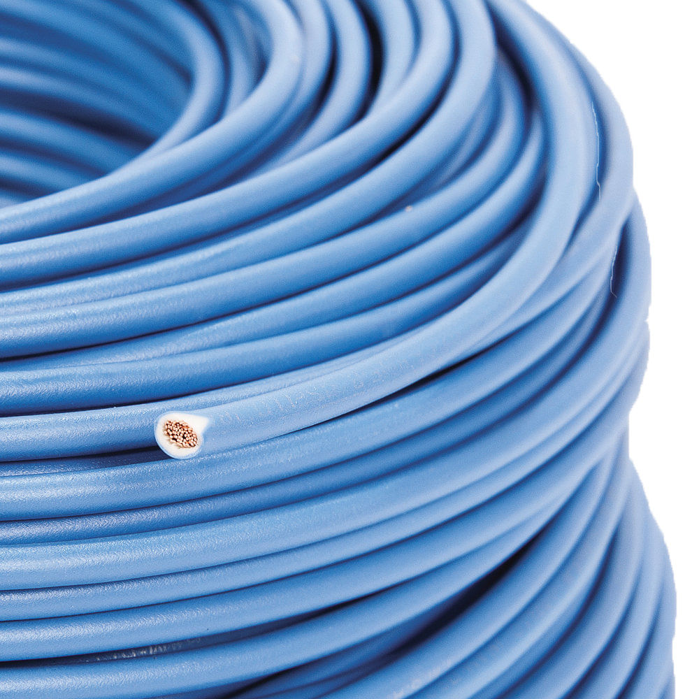 Cable Unipolar 4 Mm Celeste Plastix"Cf" X100 Mts Imsa - Easy