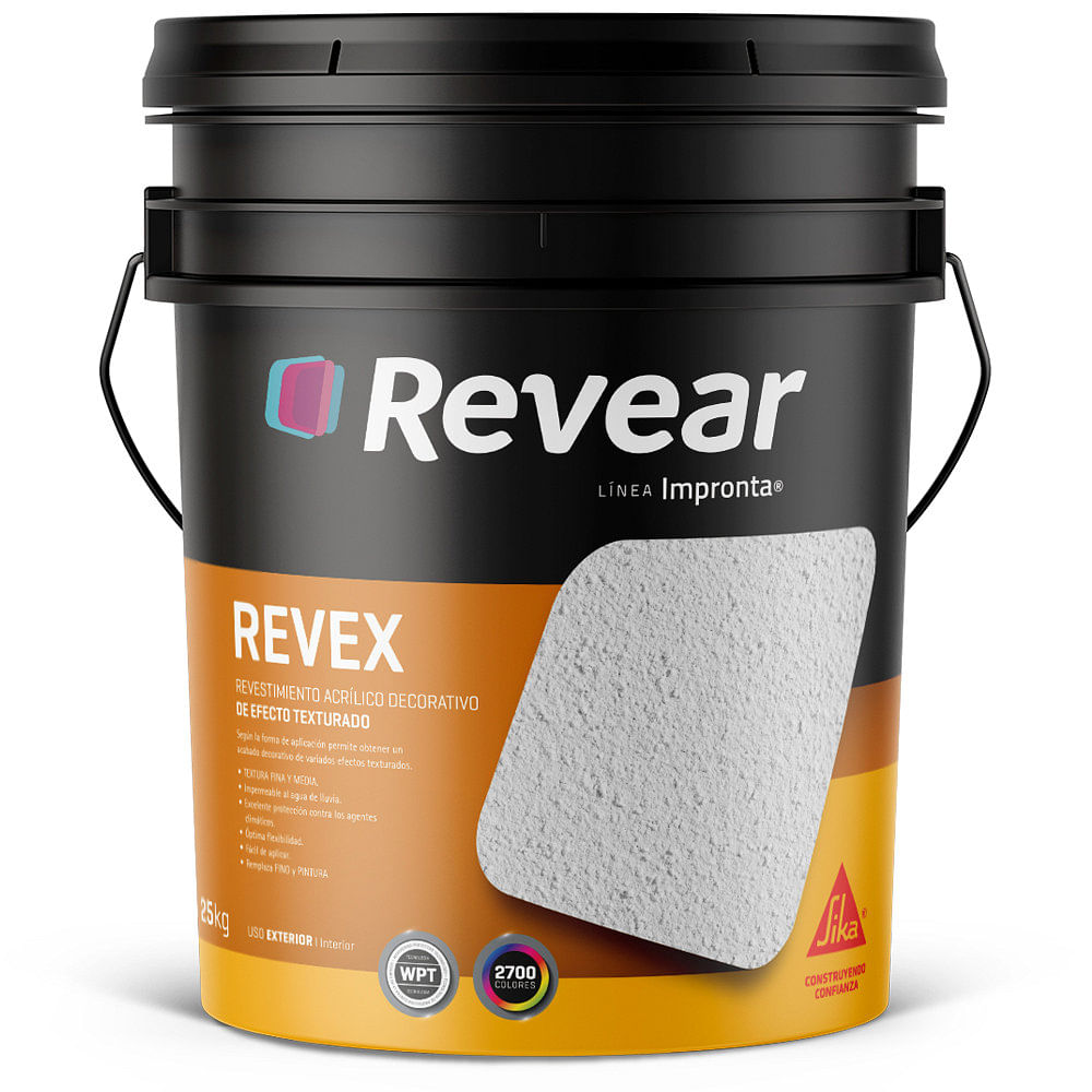 Revestimiento Acrílico Texturado Fino Gris 25 Kg Revear - Easy