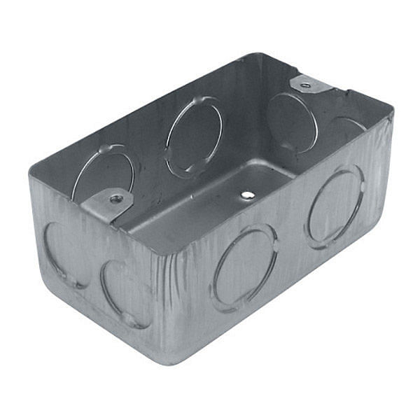 Caja de Embutir Rectangular Galvanizada 12 Un AG Metalúrgica - Easy