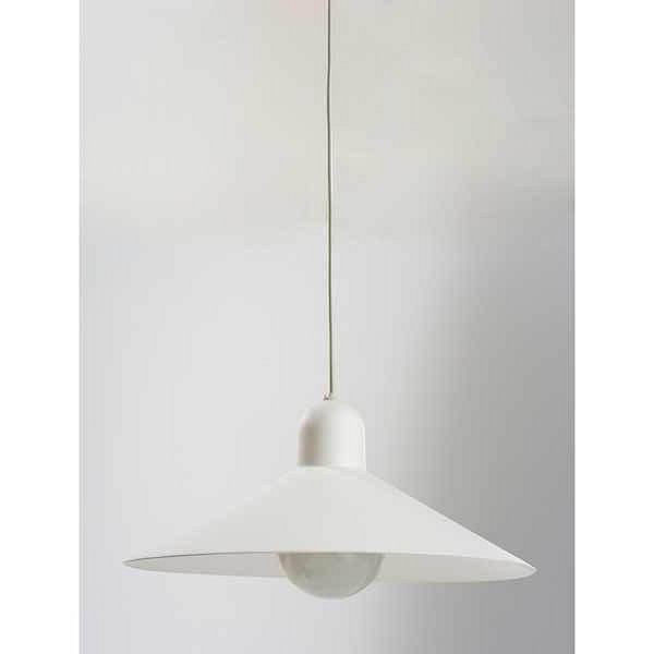 Colgante PVC 1 Luz E27 Blanco Eclipse - Easy
