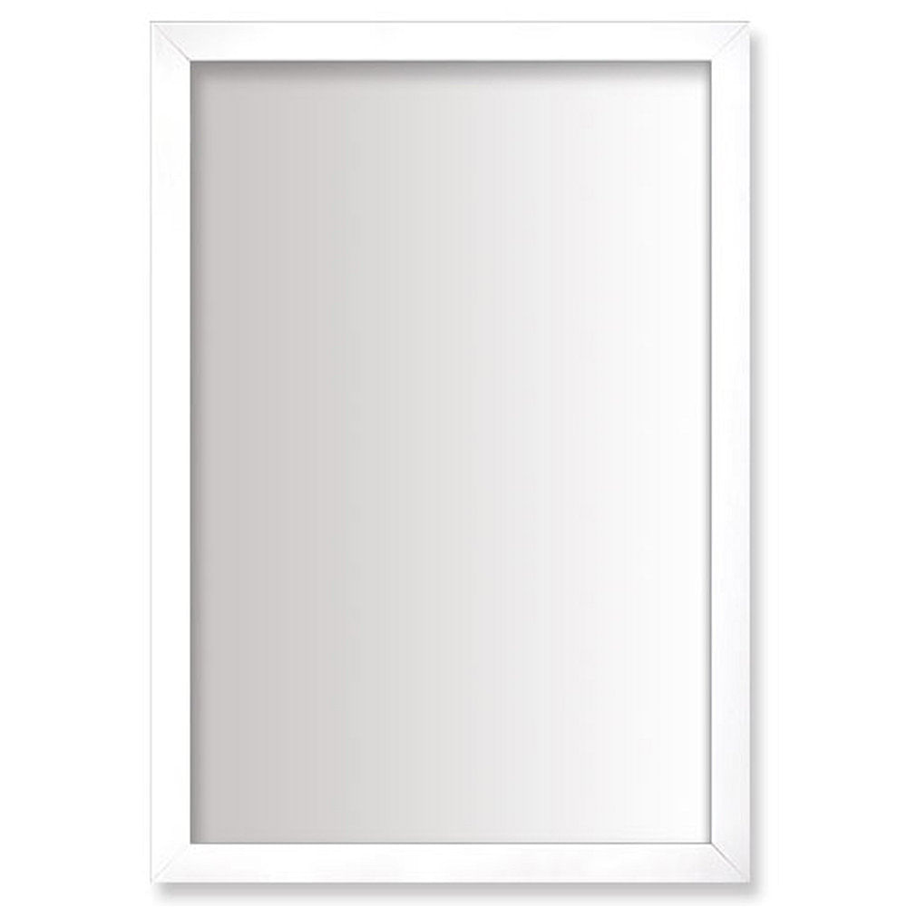 Espejo Decorativo Madera Blanco 40x60 Cm - Easy