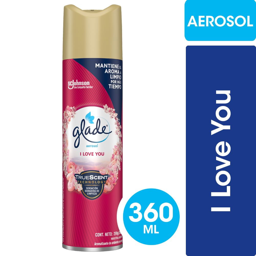 Aromatizador Aerosol I Love You 360 Ml Glade - Easy