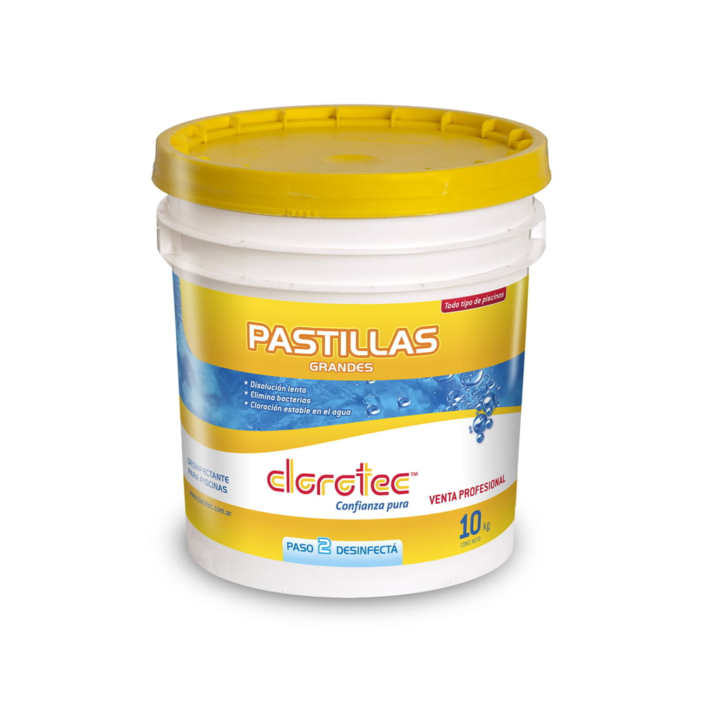 Pastillas Cloro Grandes 10 Kg Hth Clorotec - Easy