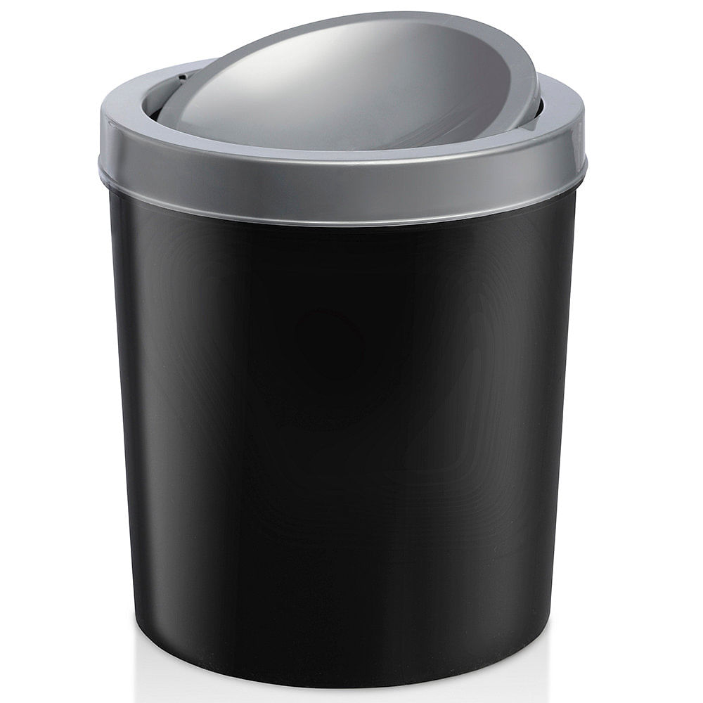 Cesto De Residuos Vaiven Negro 7 Lts Star Company - Easy Cesto De Residuos Vaiven Negro 7 Lts Star Company - Easy