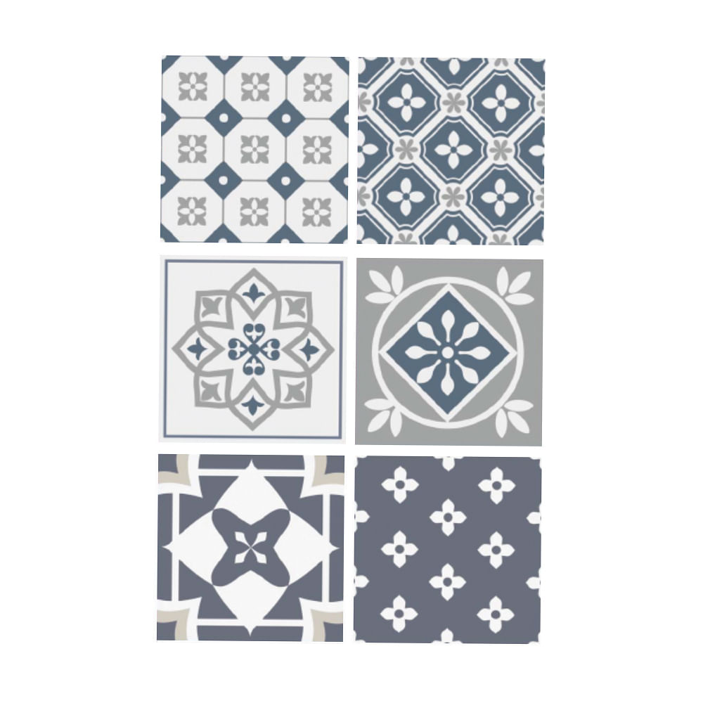 azulejos autoadhesivos gris - Easy