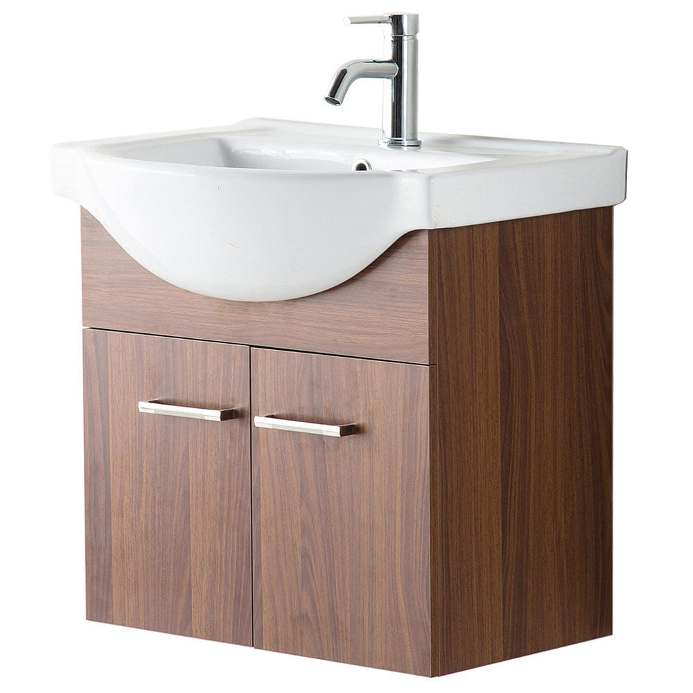 Vanitory con Lavamanos 63X49 Cm Madera Gris Vessanti - Easy