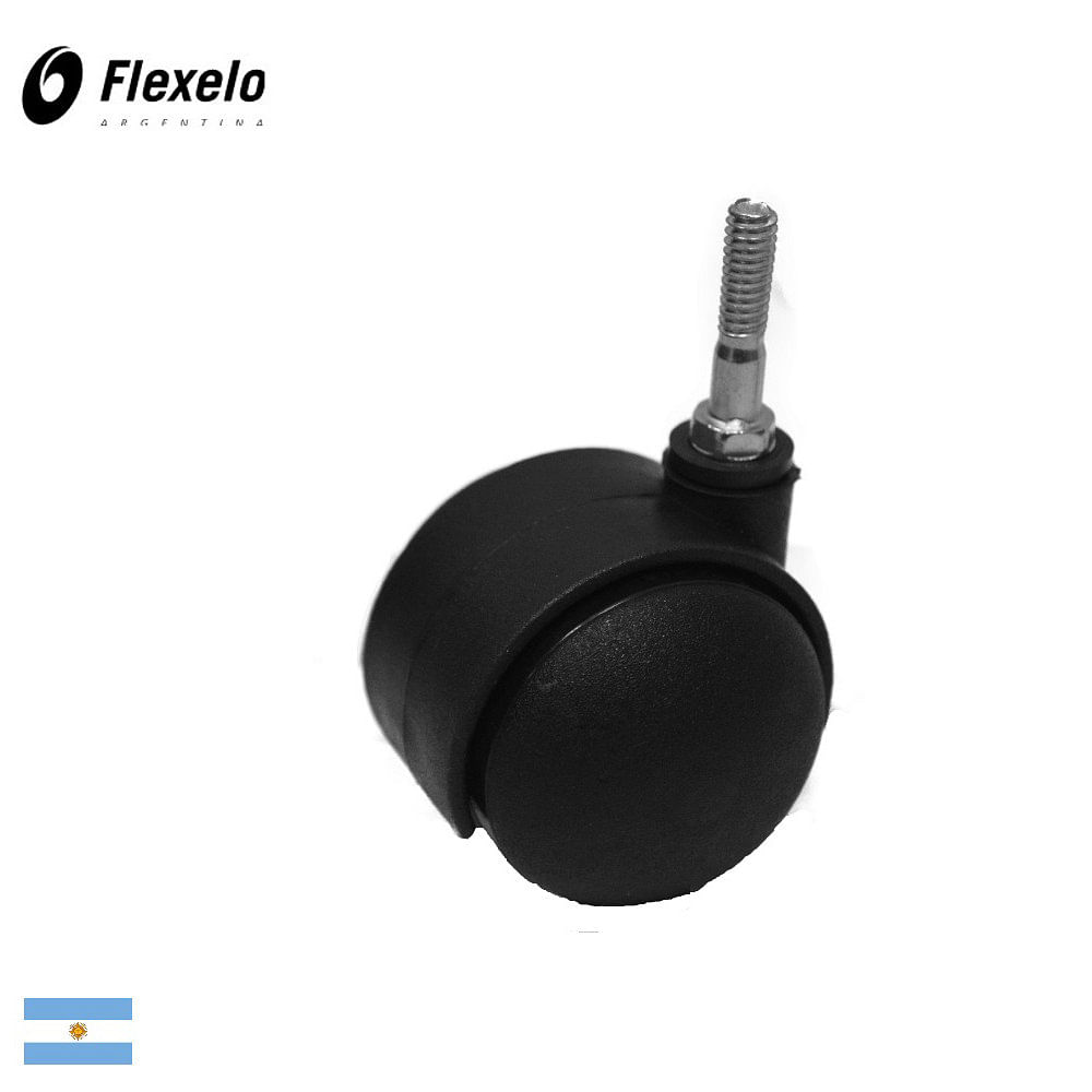 Rueda 45Mm Dual Rosca 1/4 - Easy