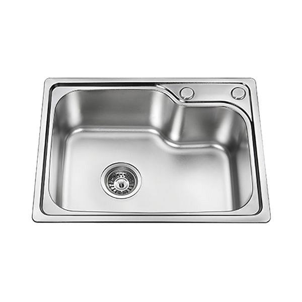 Bacha Simple Encastrable Acero 56x42x20 Cm Gris T5642 Starken - Easy