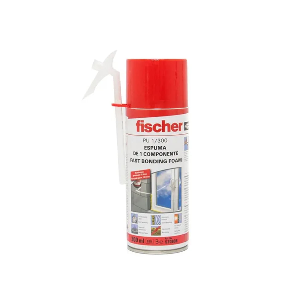 Espuma Poliuretano 300 Ml Fischer - Easy