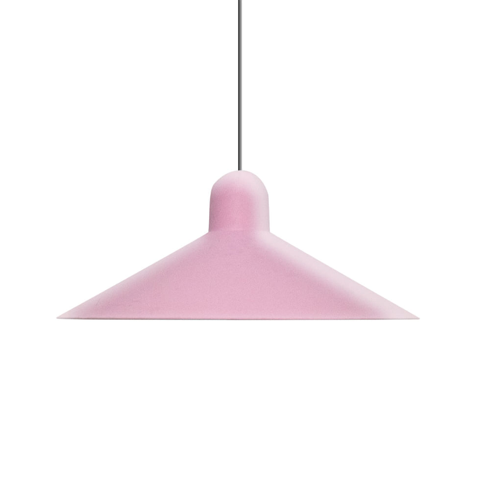 Colgante Clásico PVC B/C E27 1 L Conic Rosa Eclipse - Easy