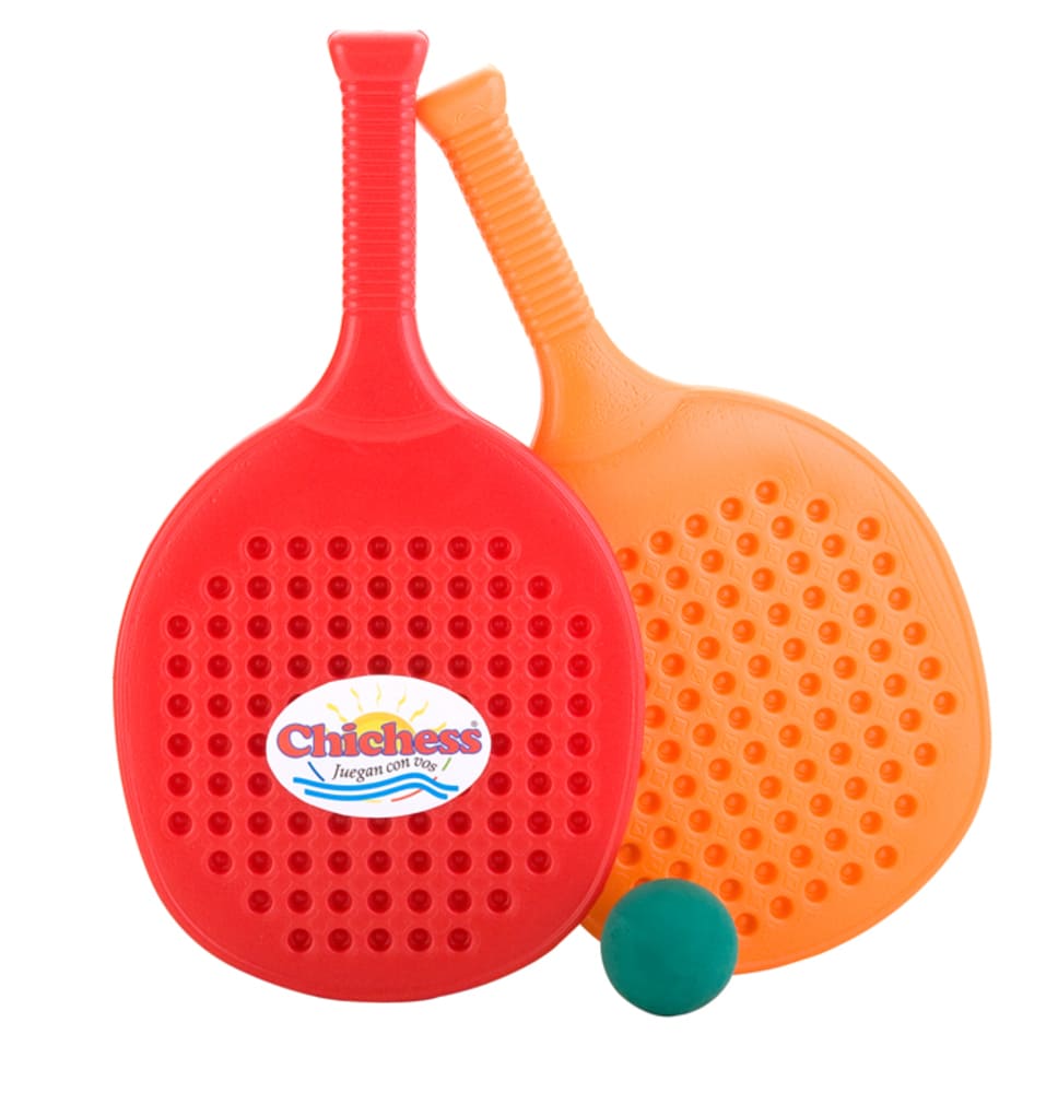 Juego De Paddle 2 Paletas - Pelota De Goma s Chiches - Easy