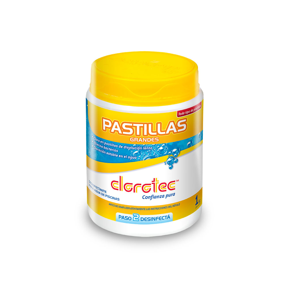 Pastillas Cloro Grandes 1 Kg Hth Clorotec - Easy