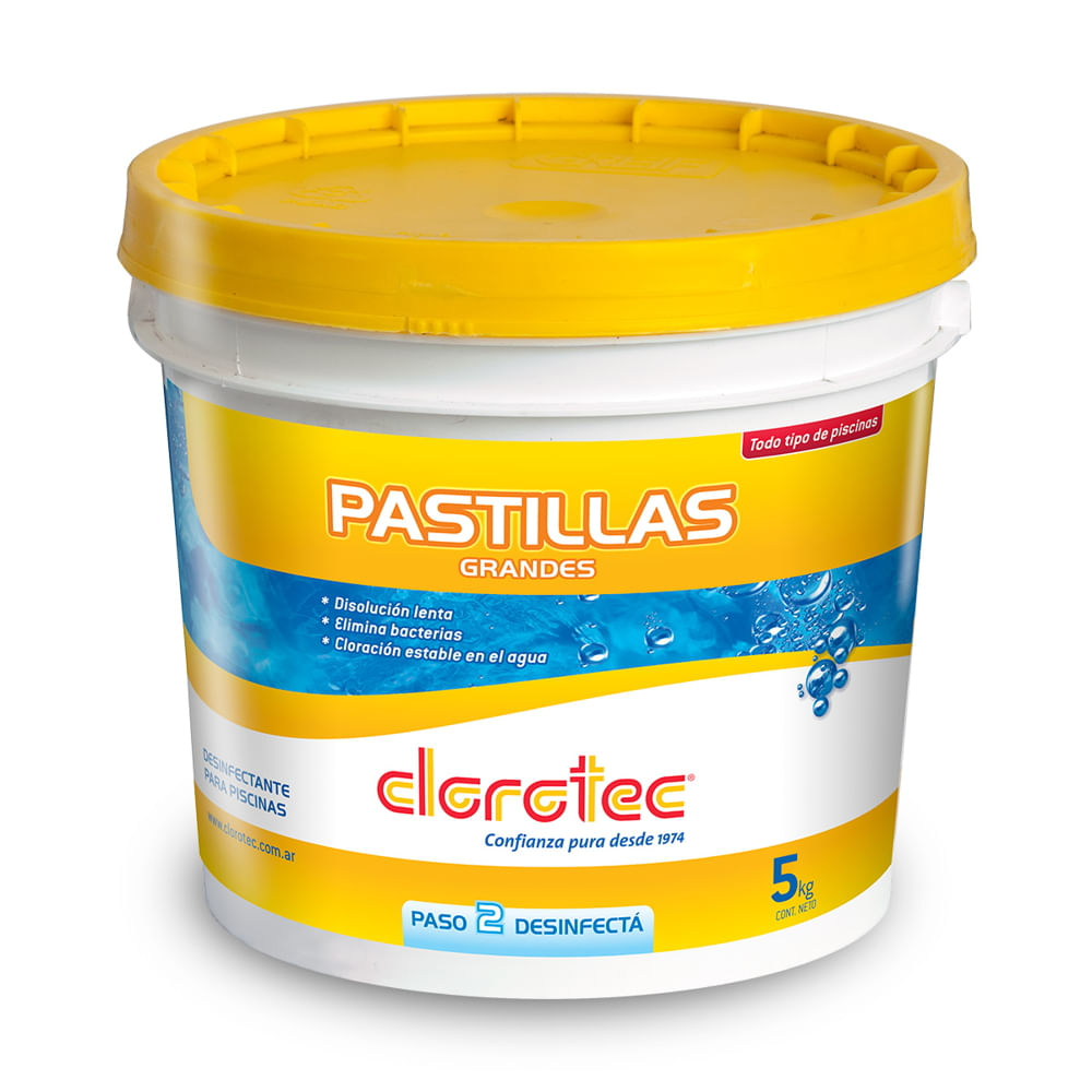 Pastillas Grandes 5 Kg Clorotec - Easy