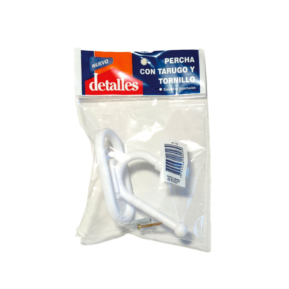Percha Doble Hook Detalles - Easy