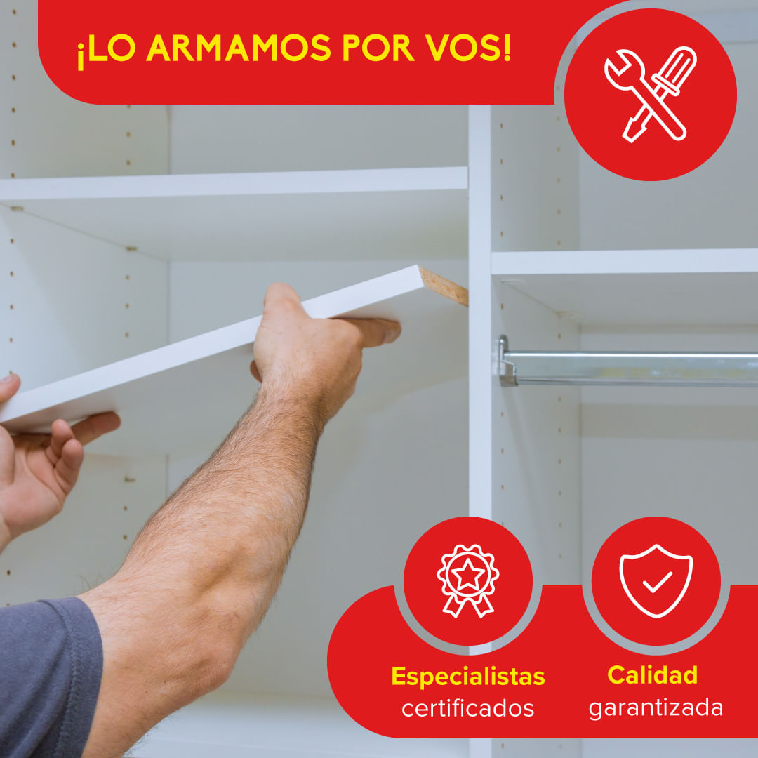 Armado de Placares hasta 1,80 x 2,00 - Easy Comodoro Rivadavia - Easy