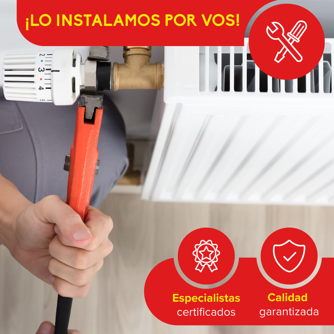 Instalación Estufa Tiro Balanceado Sin Materiales - Easy Rosario - Easy