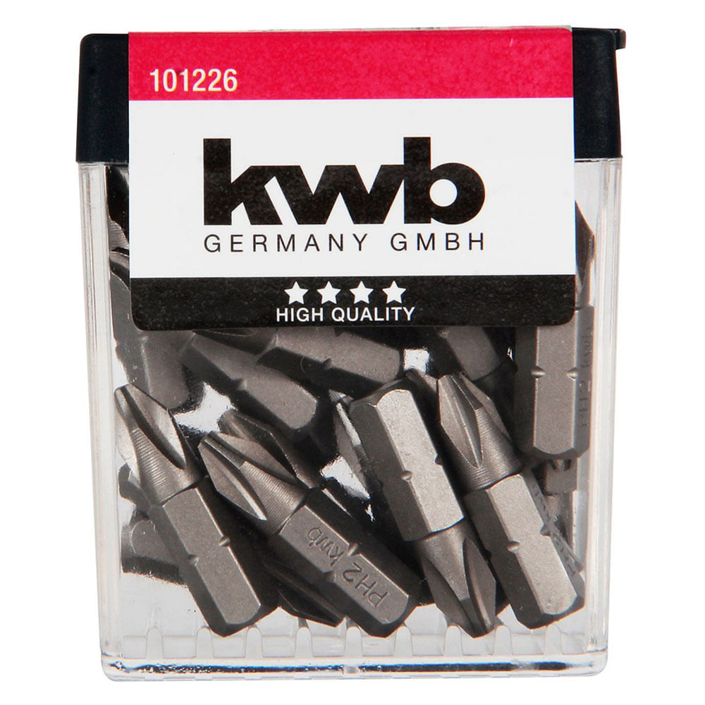 Set 25 Puntas Phillips PH2 25 Mm Kwb - Easy