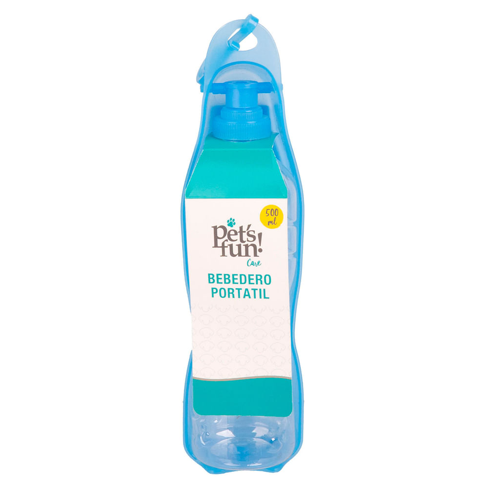 Bebedero de Mascotas Portátil 500 ml Pet's Fun easy.ar - Easy