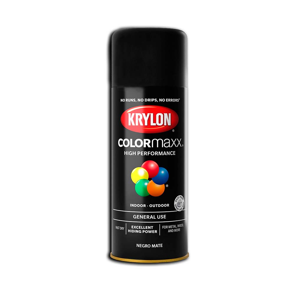 Aerosol Negro Mate 400 Cc Color Maxx Krylon - Easy