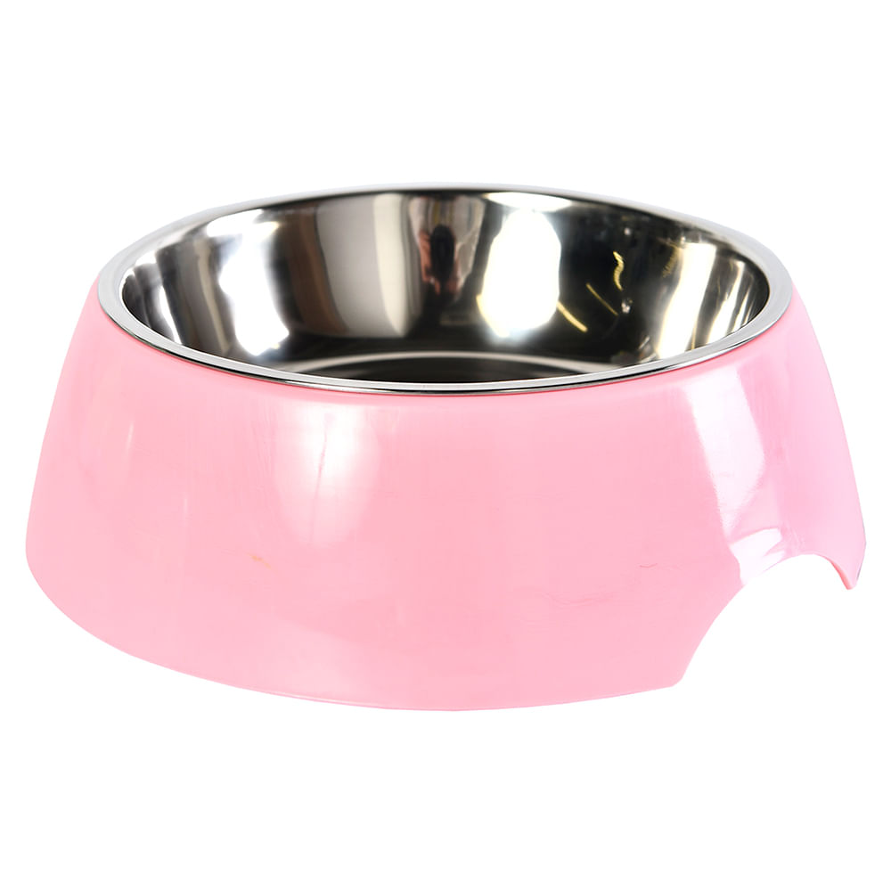 Plato Para Perro 350 Ml Rosa Pet's Fun - Easy