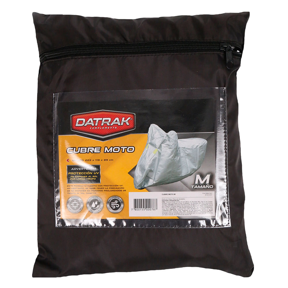 Cubre Moto Gris 203 x 119 x 89 Cm Datrak - Easy