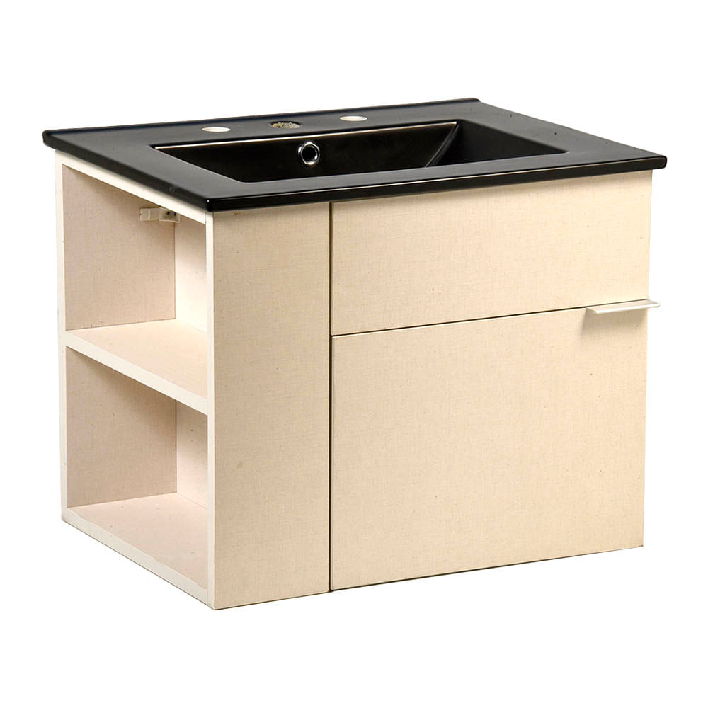 Vanitory 60 Cm Chapa Metalica Negro Xiu ABC Muebles - Easy