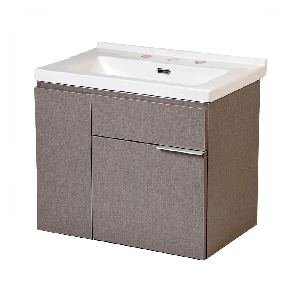 Vanitory 60 Cm Chapa Metálica Marrón Lehuel ABC Muebles - Easy