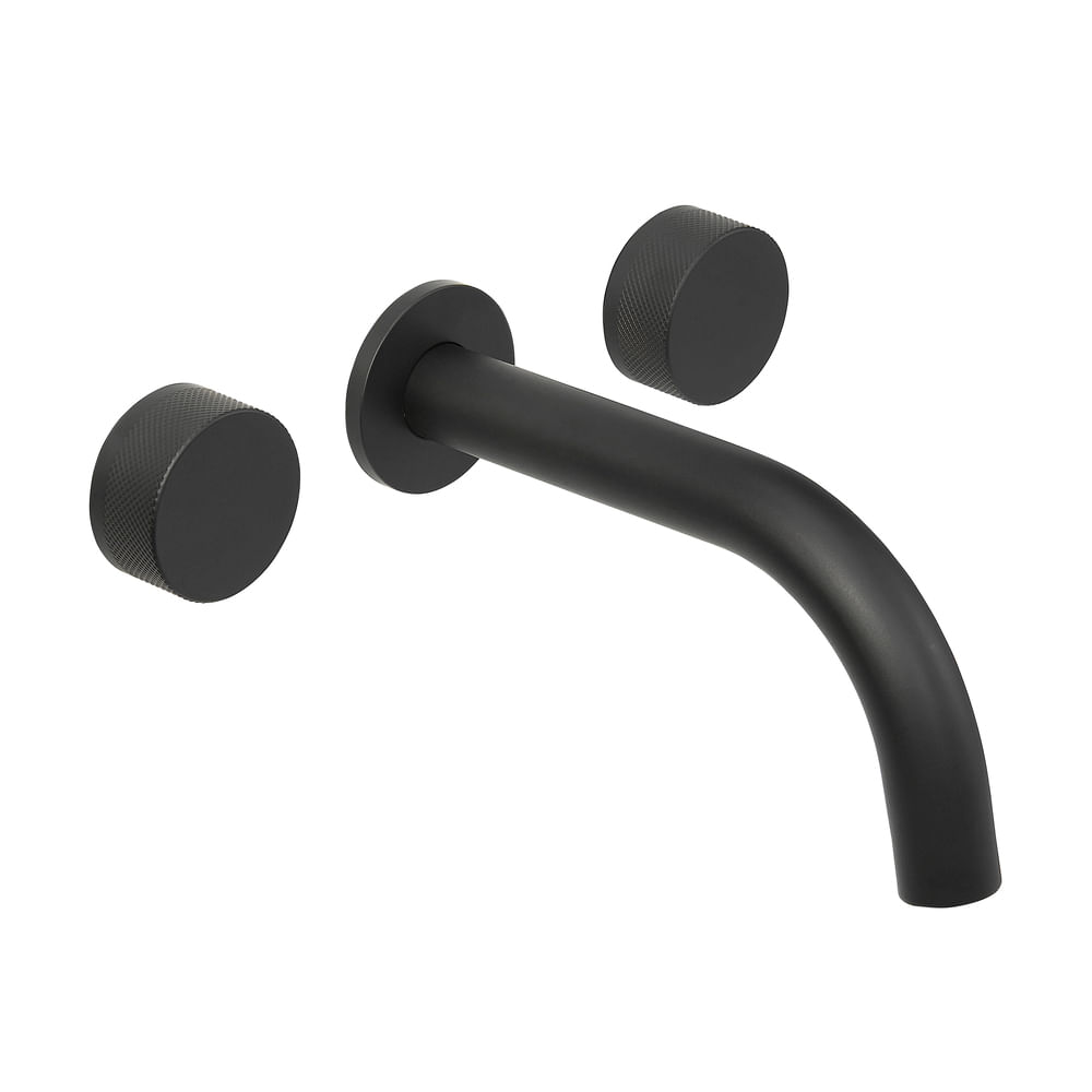 Canilla Lavatorio de Pared Negro Fabric Peirano - Easy