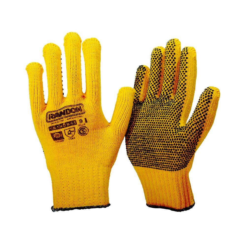 Guante Moteado Profesional Talla 8 Amarillo Randon - Easy
