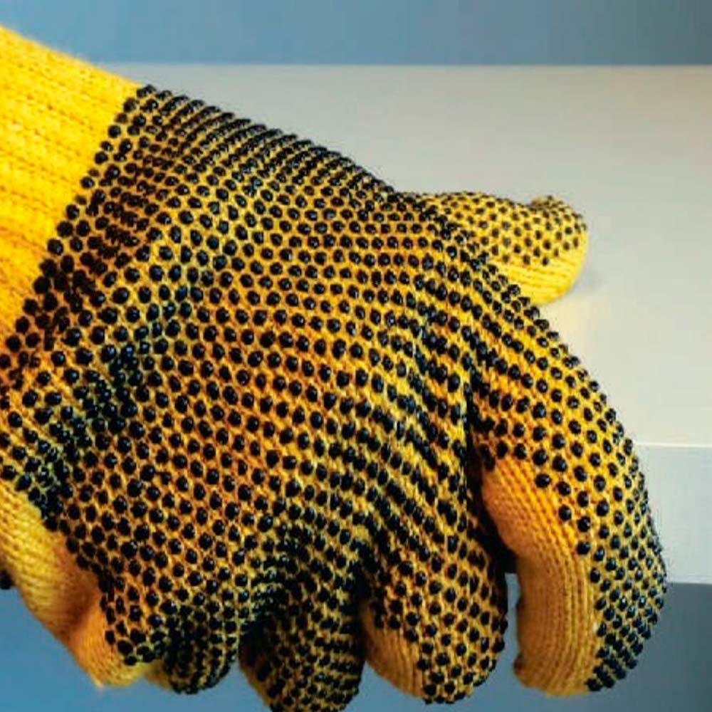 Guante Moteado Profesional Talla 8 Amarillo Randon - Easy