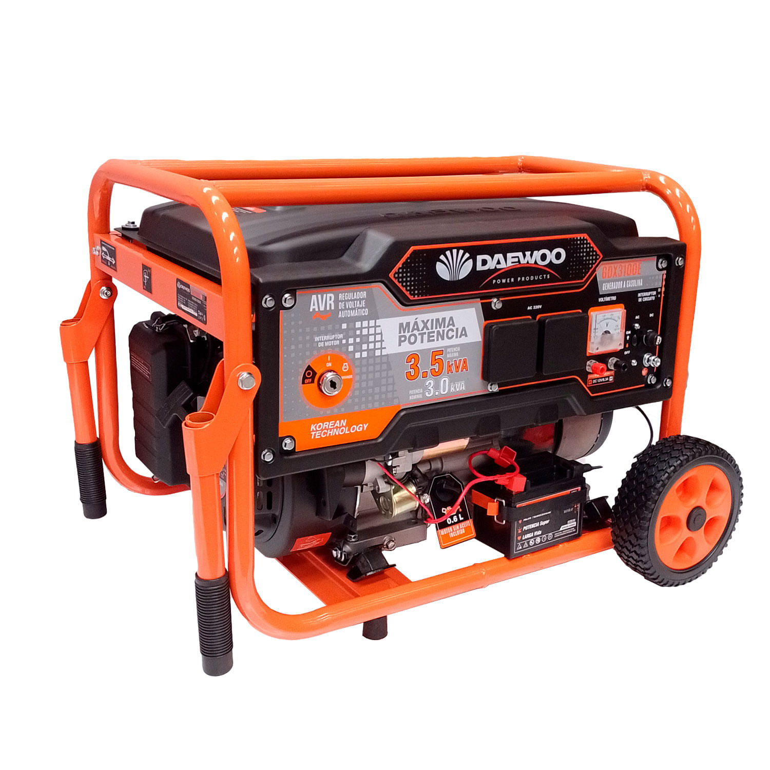 Grupo Electrógeno a Gasolina 3.5 KVA 3500 W Daewoo - Easy