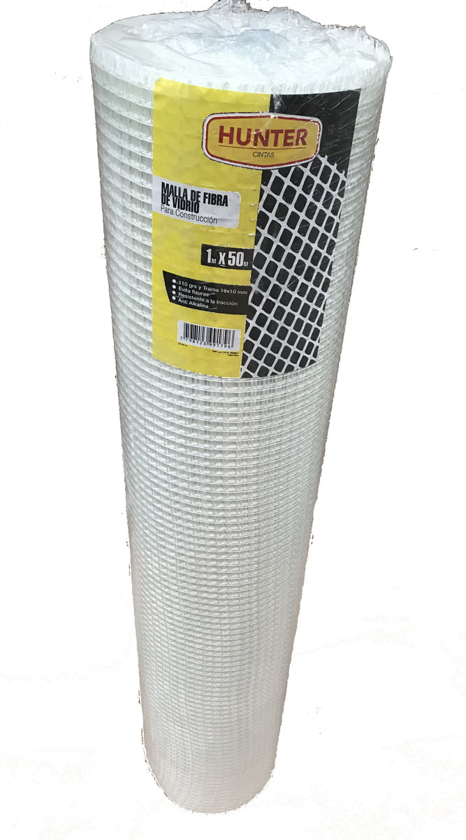 Malla de Fibra 5x5 1x50 Mts Gris Hunter - Easy