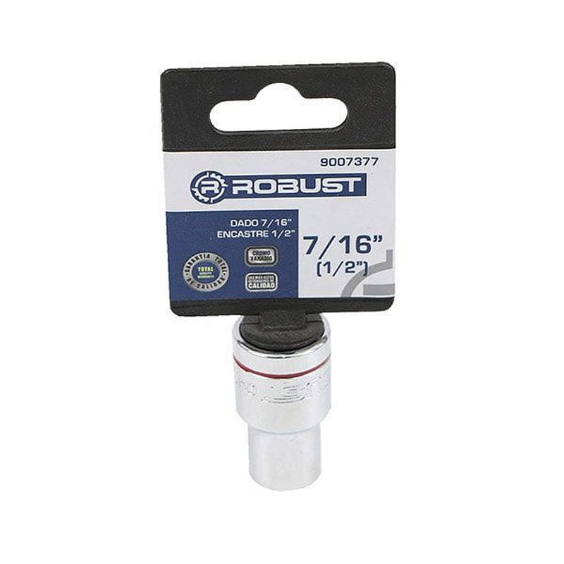 Bocallave de 7/16" Acero al Cromado Vanadio Robust - Easy