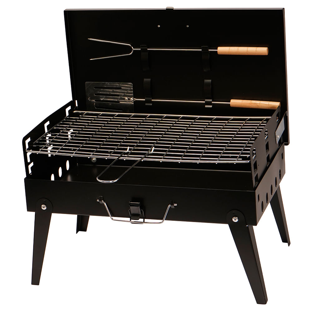 Parrilla a Carbón 43x26.5x46.5 Cm Beef Maker - Easy