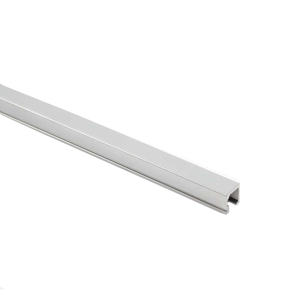 Listel Aluminio Plateado 1x1x2.5 Mts Moldumet - Easy