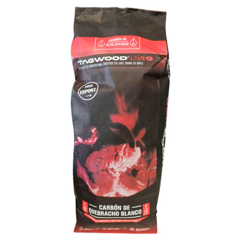 Carbón Quebracho Blanco 4 Kg Tagwood - Easy