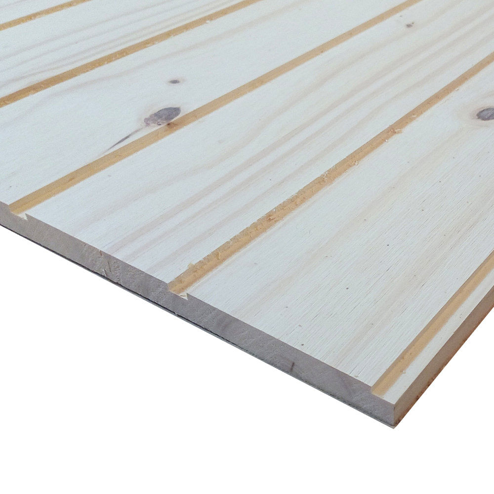 Tablero Pino Marrón 120x240x2 Cm Ranurado - Easy
