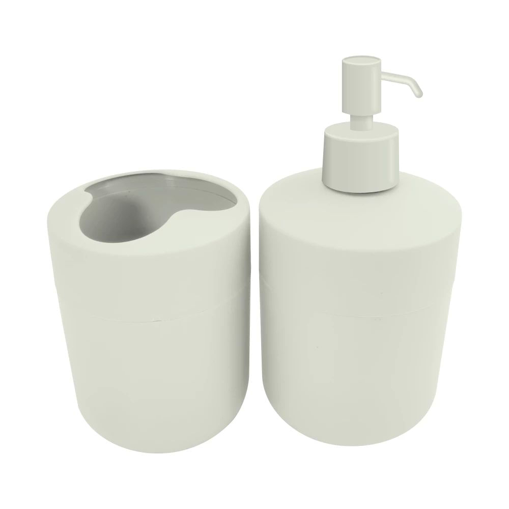 Set Accesorios Baño Duo Beige Quo Productos - Easy