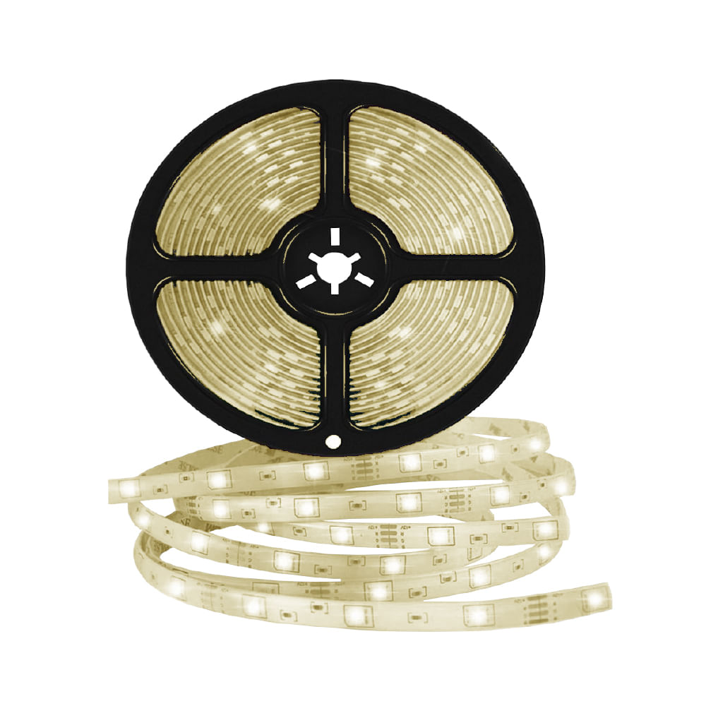 Tira Led Interior 24 W 5 Mts Luz Cálida Candela - Easy