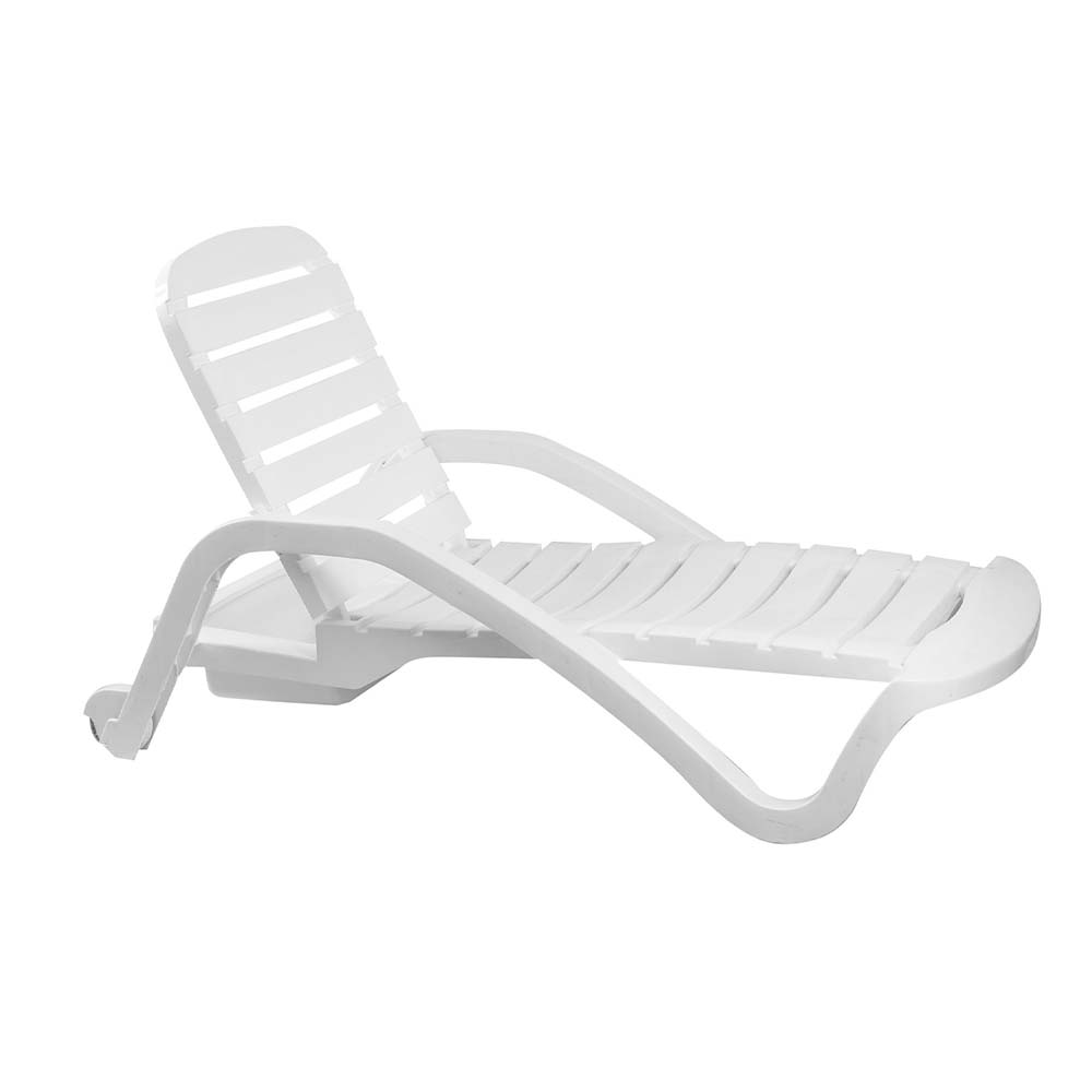 Reposera Plástico Polipropileno 310 Cm Blanco Quality - Easy