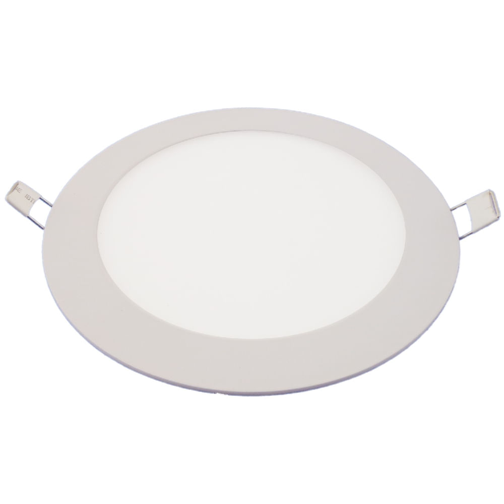 Plafón Led Embutible Redondo 18 W Blanco Sica - Easy