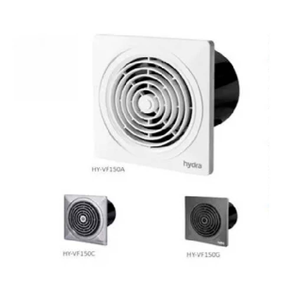 Extractor de Aire 150 Mm 19 W Blanco HY-VF150A Hydra - Easy